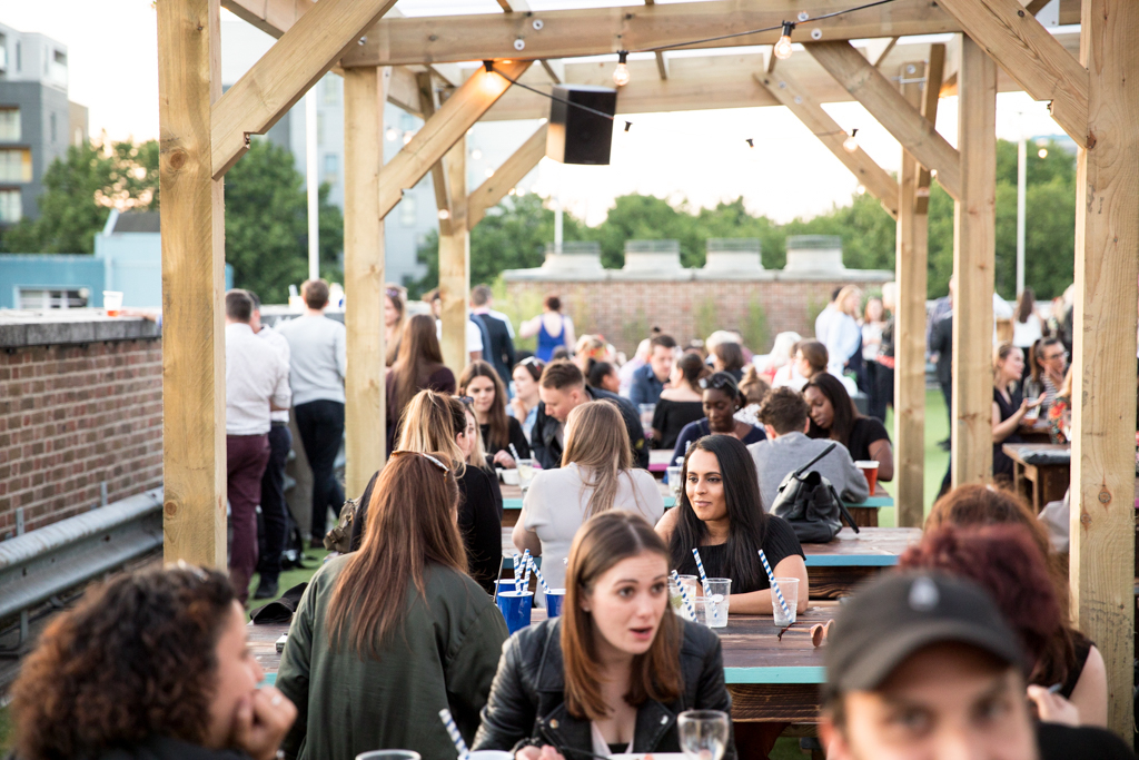 Skylight rooftop bar launches at Tobacco Dock: Cocktails, street food ...