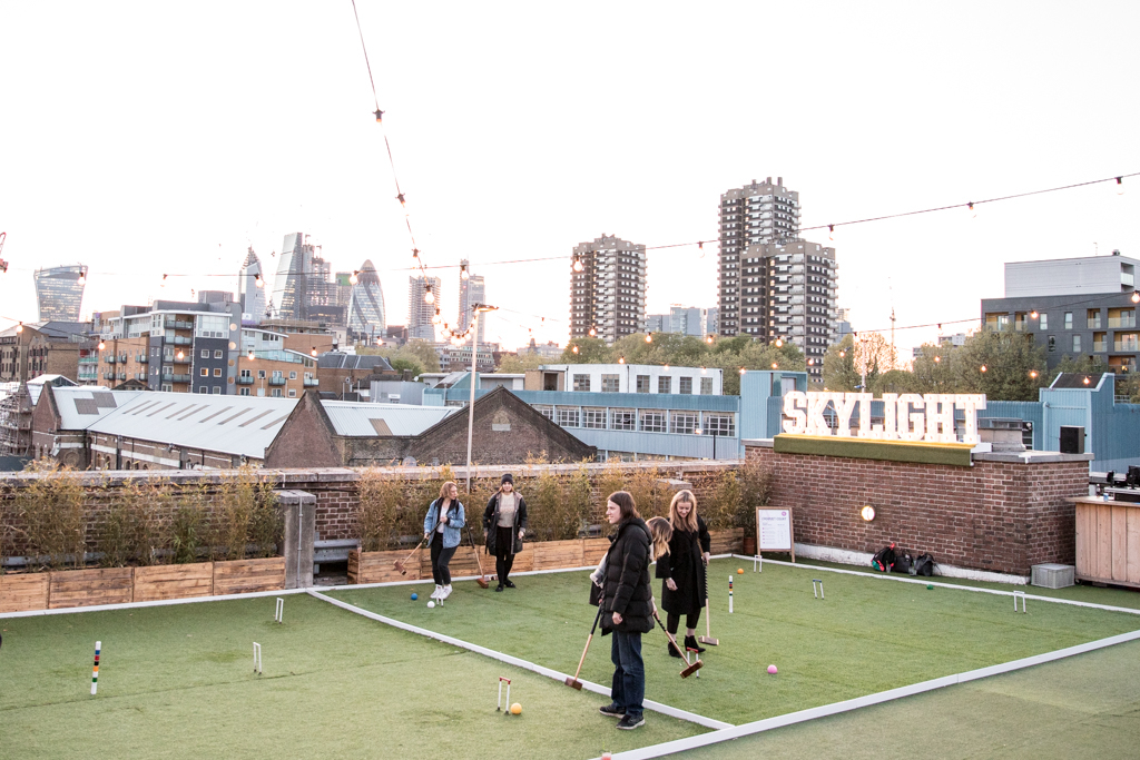 Skylight rooftop bar re-opens for the summer at Tobacco Dock with ...