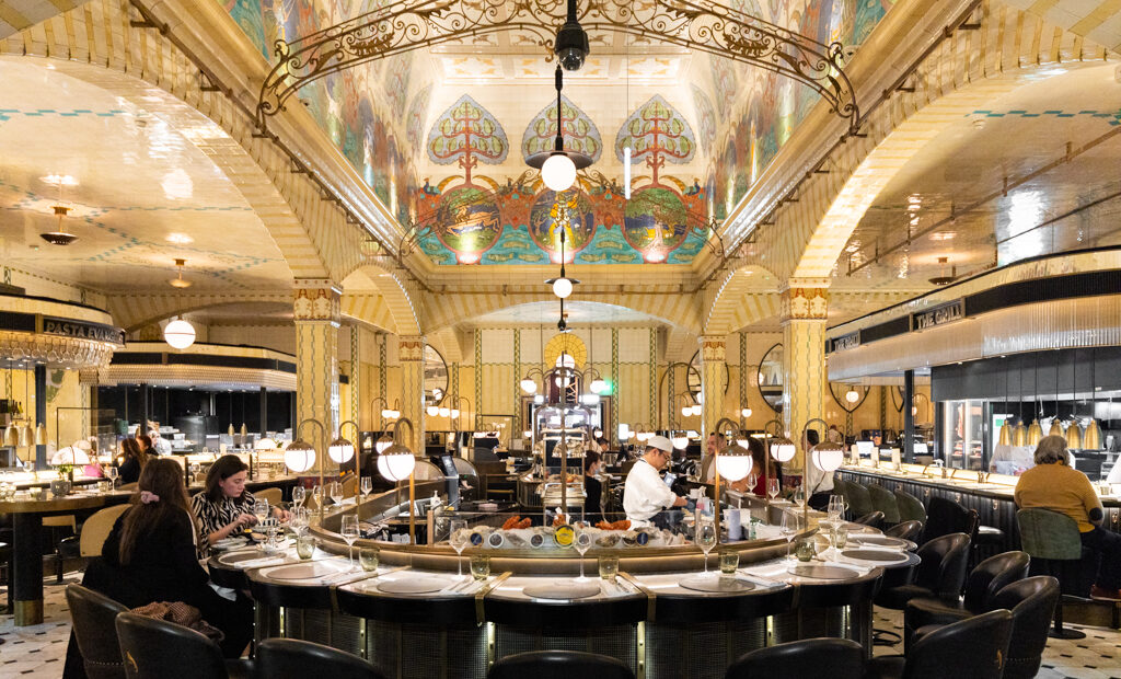 Harrods opens its doors to evening dining service across its ...