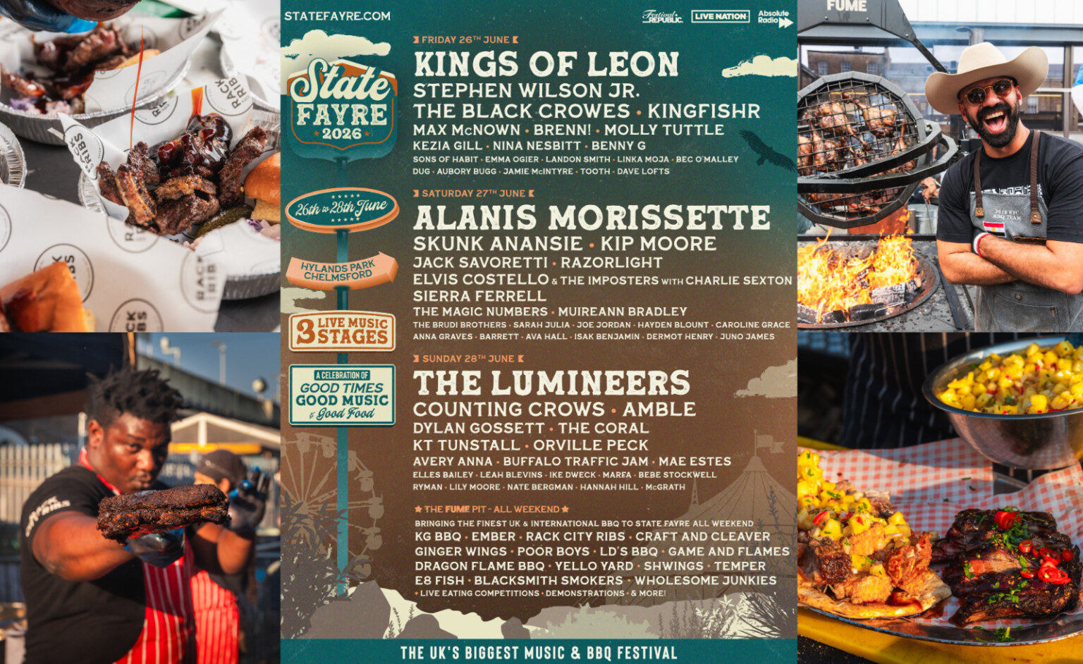 State Fayre festival announces food trader line-up for debut FUME Pit ...